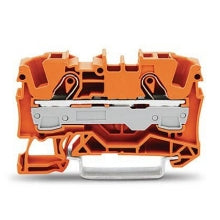 EngComp Wago 2 Pole - Cage Clamp Terminal - 6mm (Orange) — Scott Electrical