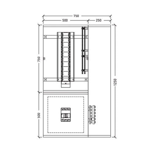 Vynco CPO 1250X750 60Way MCCB Switchboard — Scott Electrical