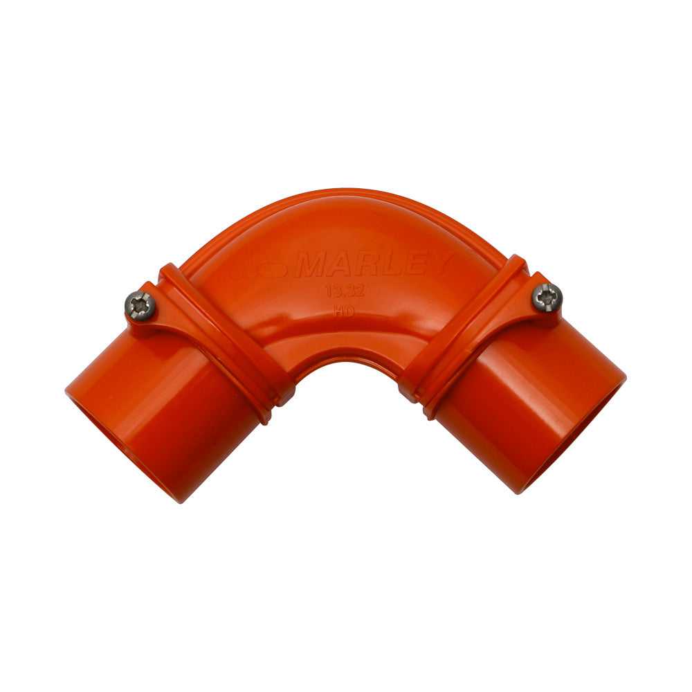 Marley Inspection elbow 50mm orange 13.50O — Scott Electrical