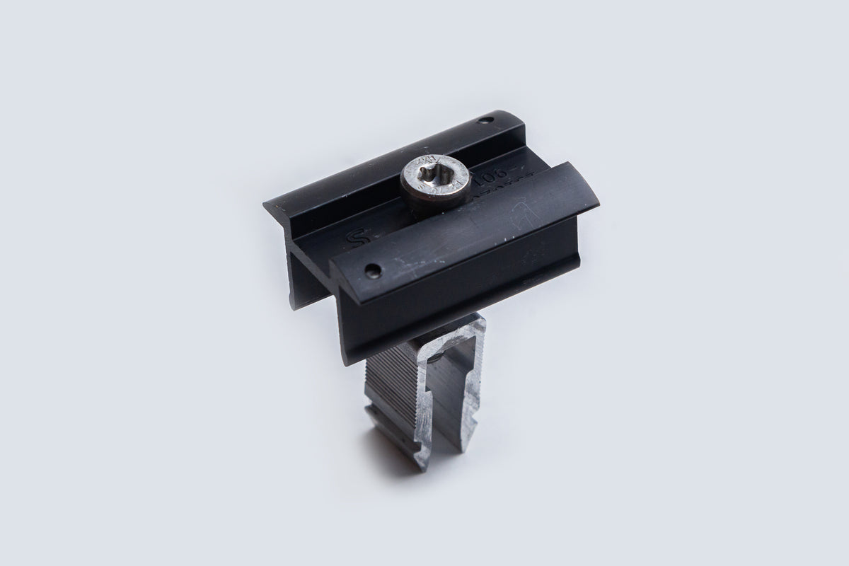 Schletter Mid Clamp 30-47mm Proline Black — Scott Electrical