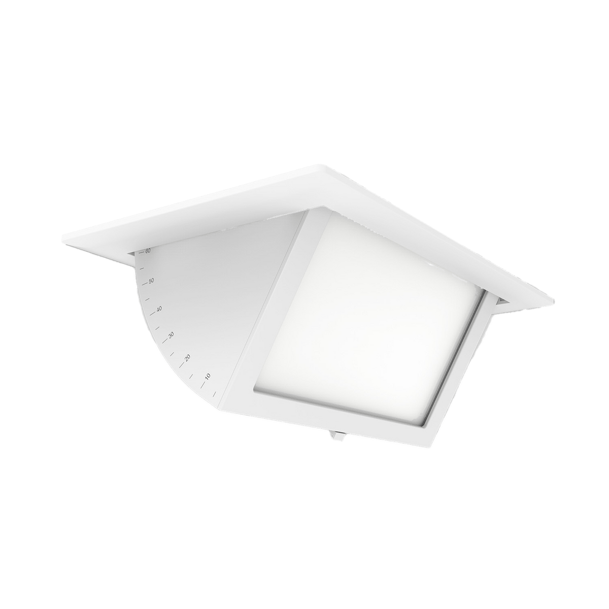 Glight GIMBLE LED RECTANGULAR DOWNLIGHT 32/38W IP20 TRI-COLOUR NON ...