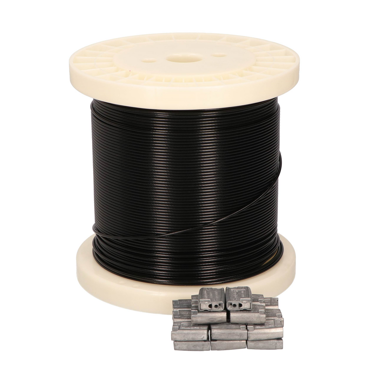 Wire & Fittings PVC Catenary Wire 500m Roll with 50 Locks — Scott ...
