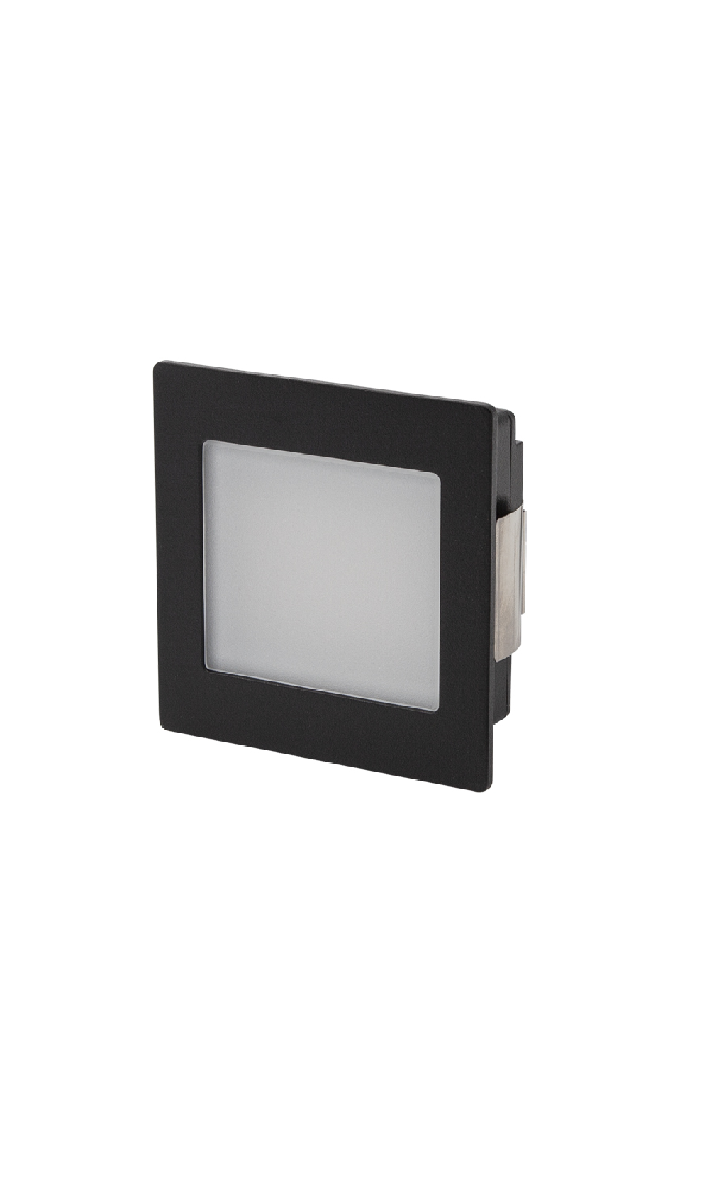 Halcyon Designline Black Recessed Wall Light Frosted Diffuser 3W 700mA ...