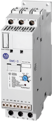 Allen Bradley SMC-3 SOFT STARTER 480V 16A MD3W 24V AC/DC CONTROL ...