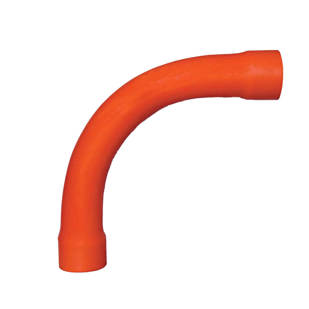 ICS 65mm Sweep Bend Hd 90deg Orange — Scott Electrical