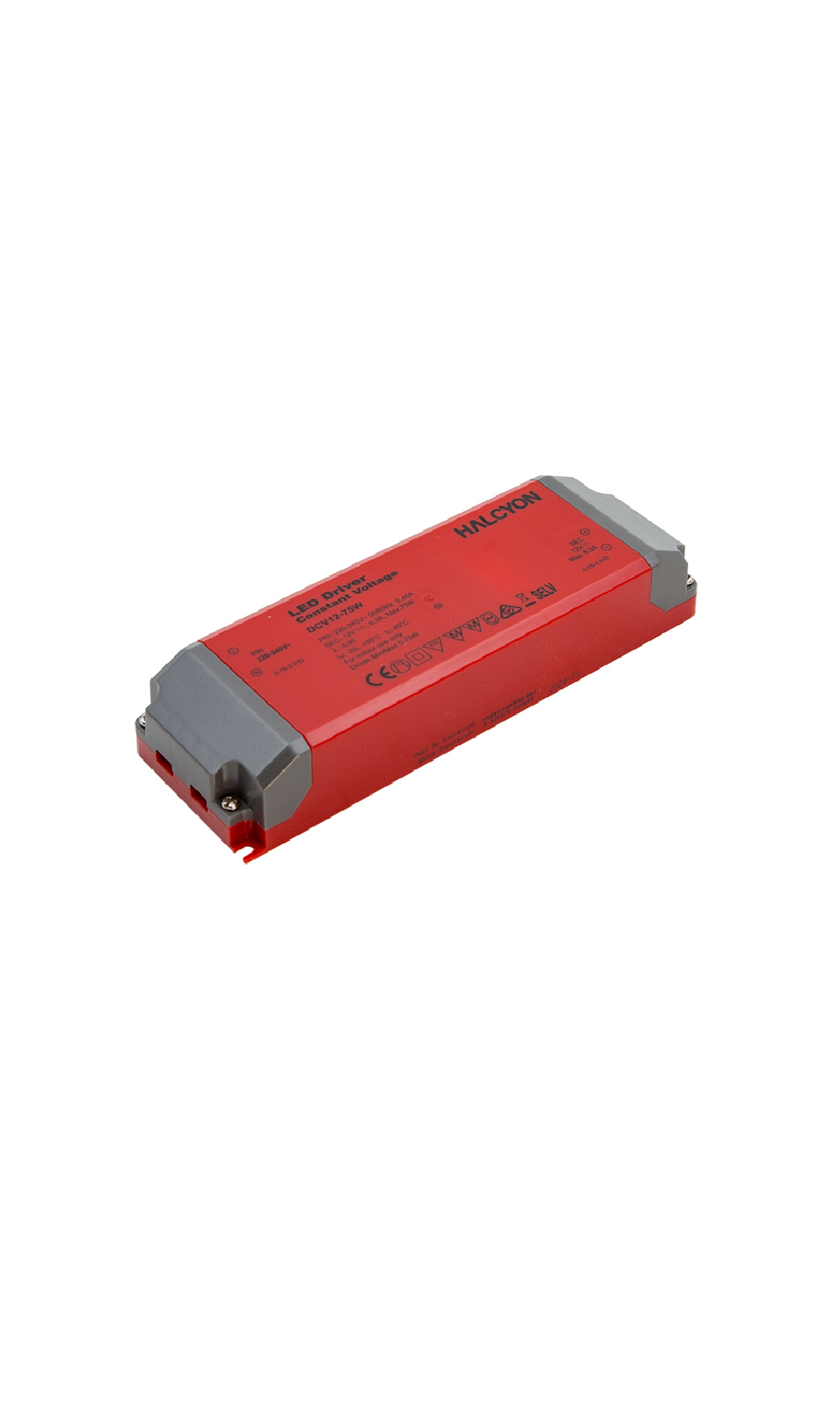 Halycon Driver Pri Dim CV Pri:240V Sec:12V DC 12-50W — Scott Electrical