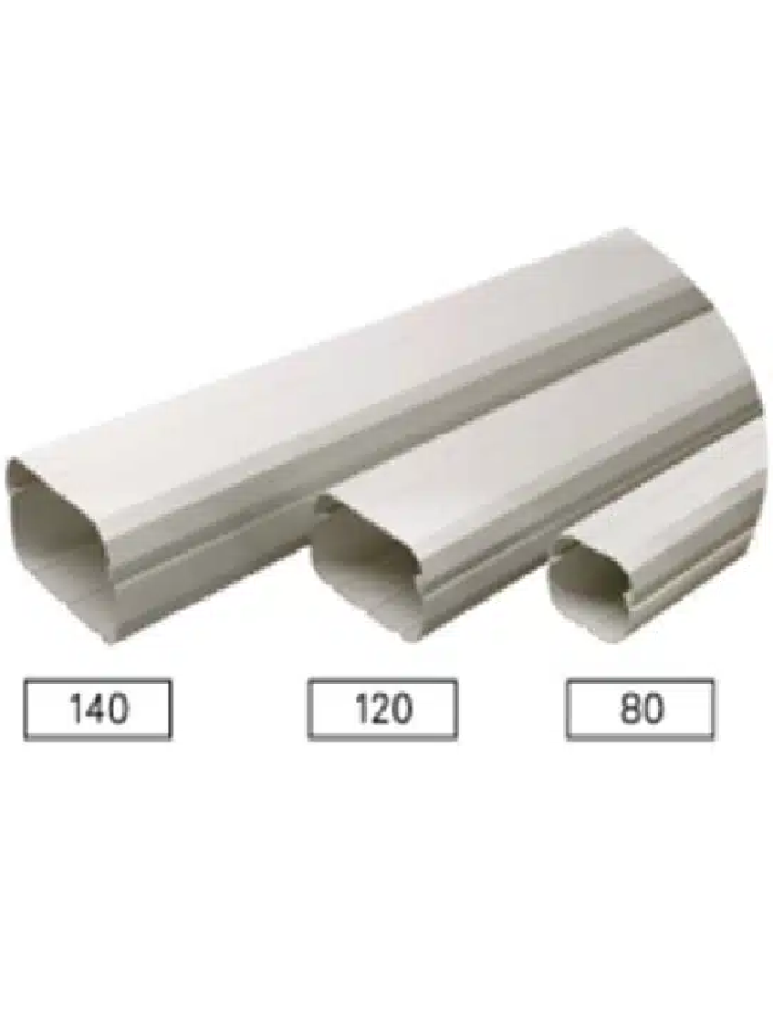 Ecolife Ducting 2M lengths 80mm — Scott Electrical