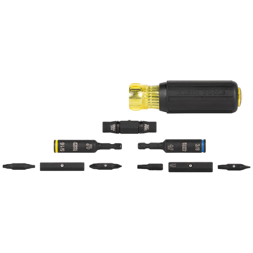Klein 11 in 1 Impact Rated Multi Bit Screwdriver / Nut Driver — Scott ...