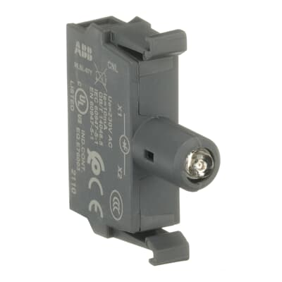 ABB Modular Led Block 230V AC Integrated Led Yellow Illuminated — Scott ...