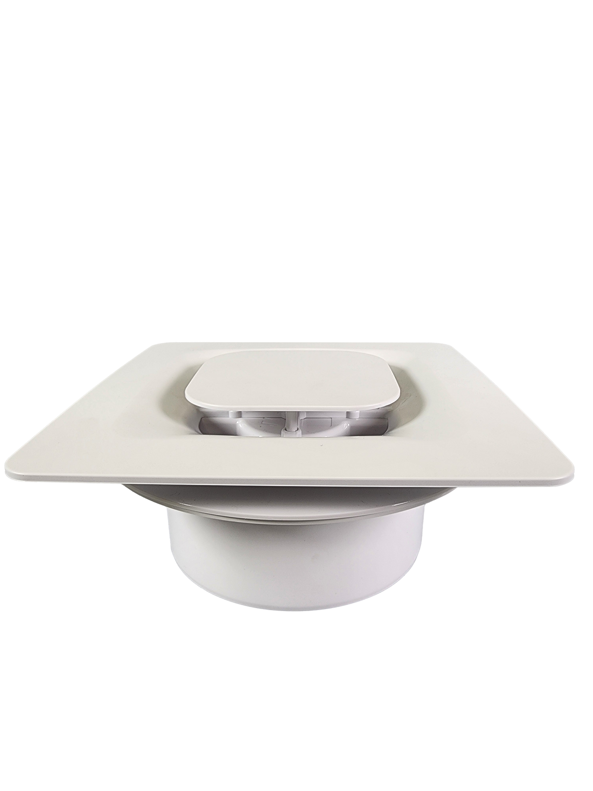 Vynco A/M Fan Thru Wall 300 m3/h Square White — Scott Electrical