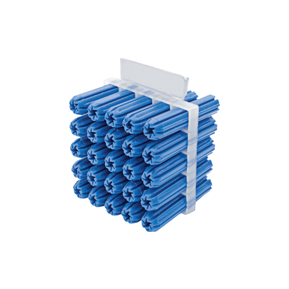 Powers Red 38mm PVC Framed Wall plug 25pc — Scott Electrical