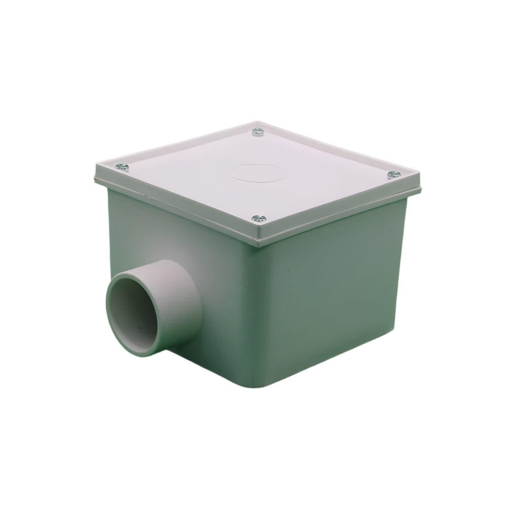 Evcco Conduit Junction Box 1way 32mm LSZH-FR/HFT White — Scott Electrical
