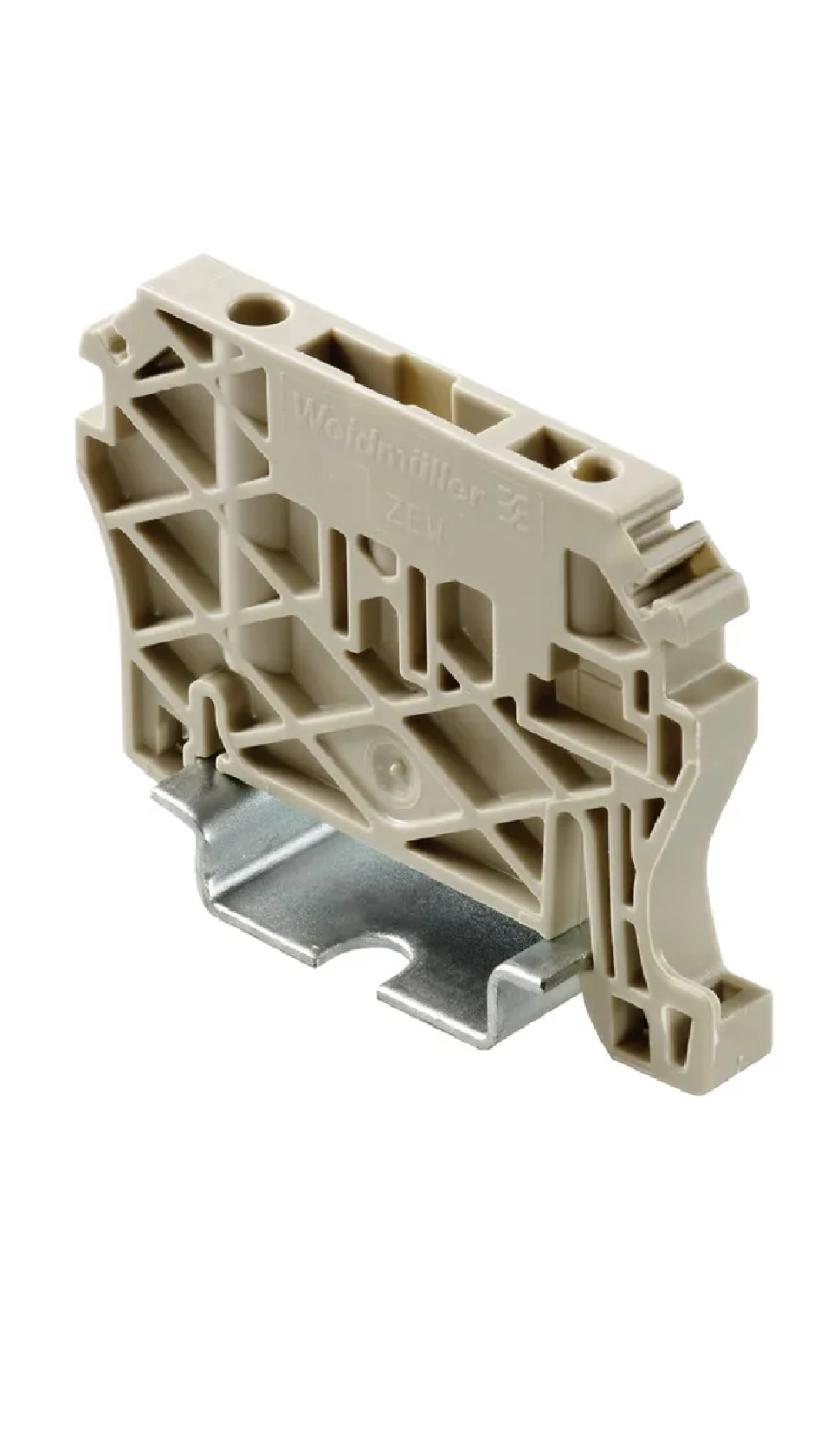 Weidmuller Terminal Din Rail End Stop ZEW35 Beige — Scott Electrical