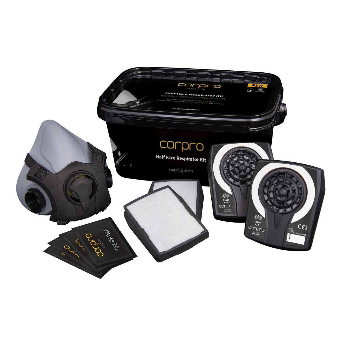 Force360 Corpro Asbestos Removal / Silica Dust Kit Medium Medium ...