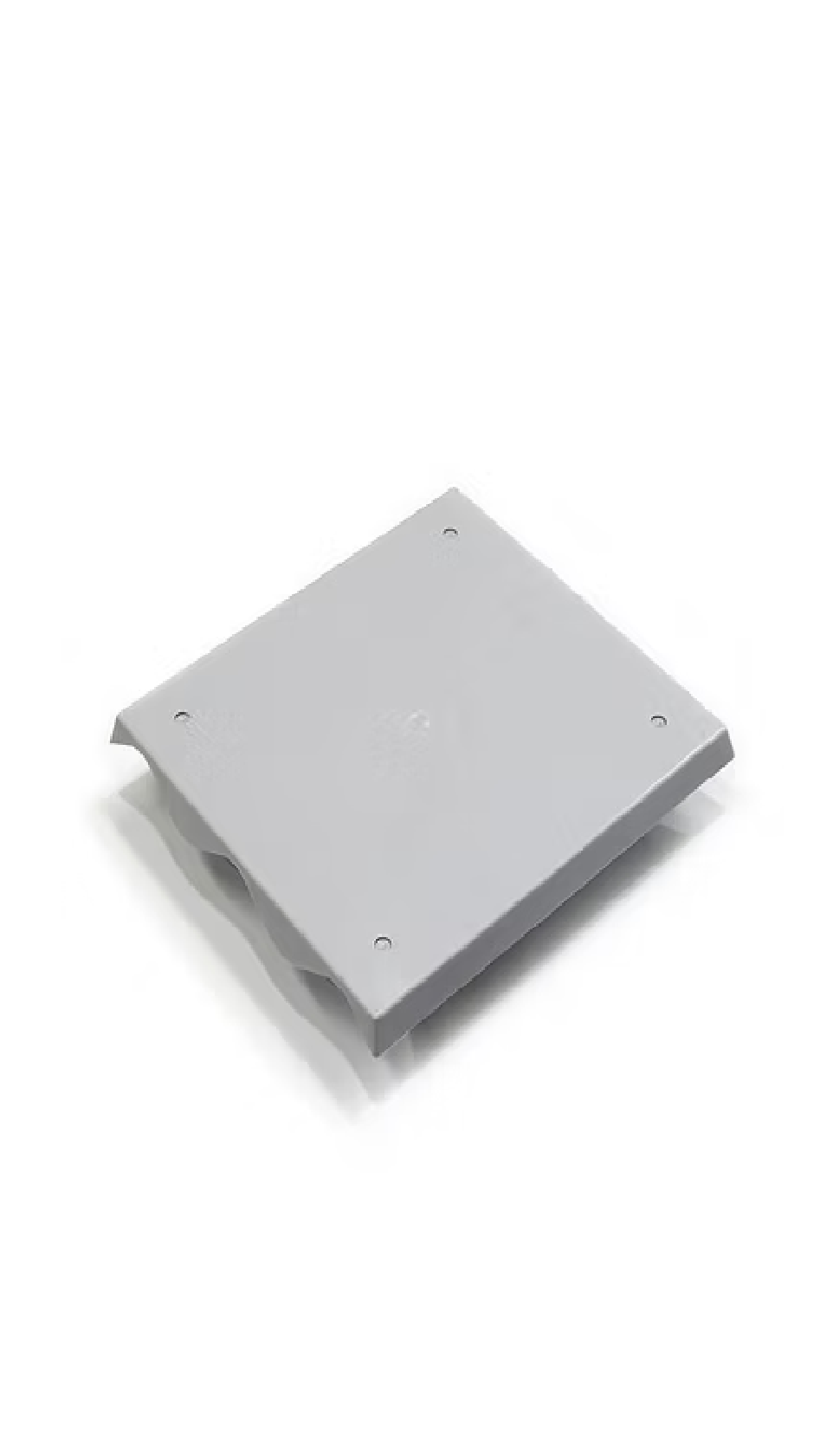 Zephyr Large Corrugated Mounting Block Grey — Scott Electrical