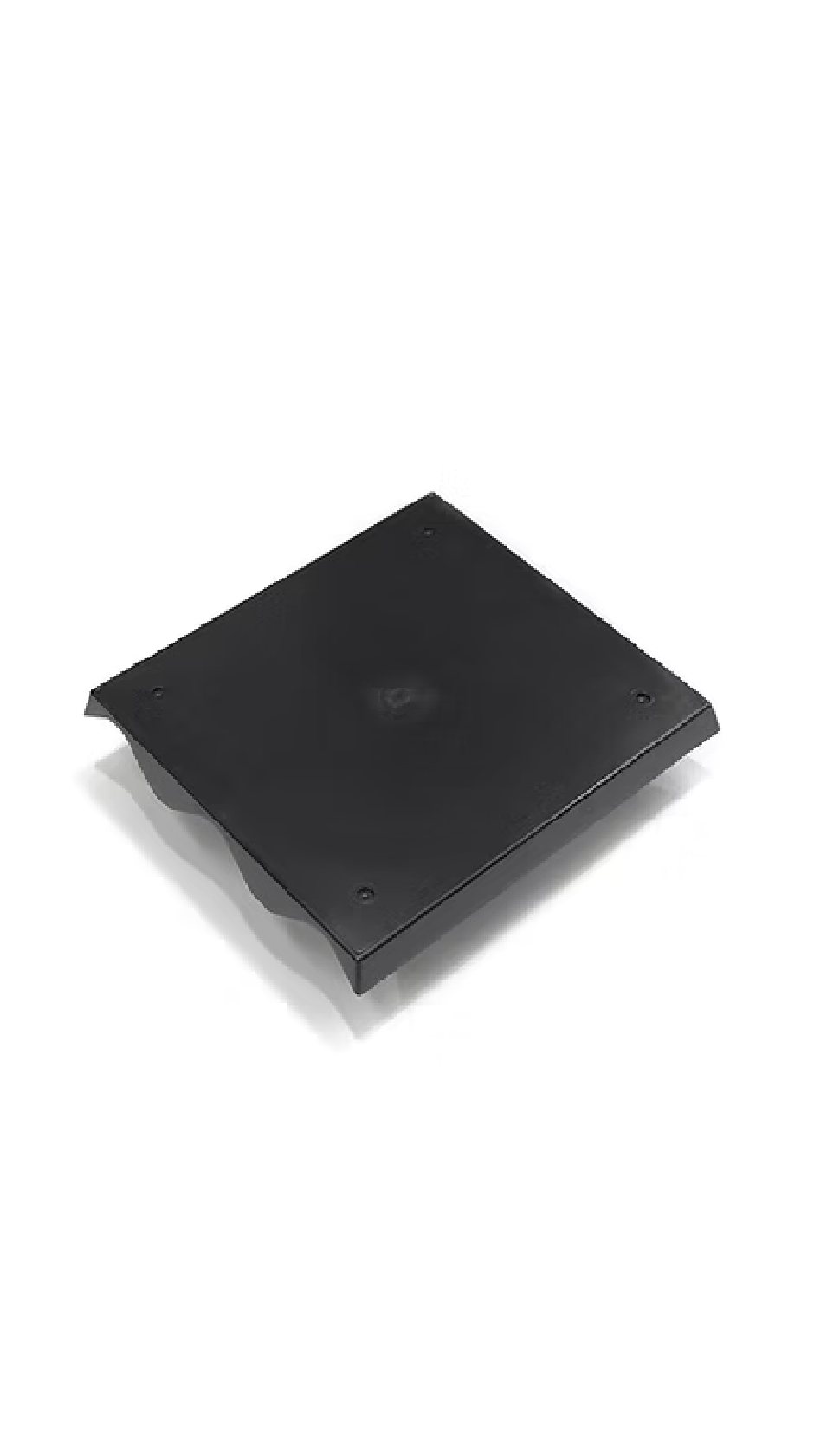 Zephyr Large Corrugated Mounting Block Black — Scott Electrical