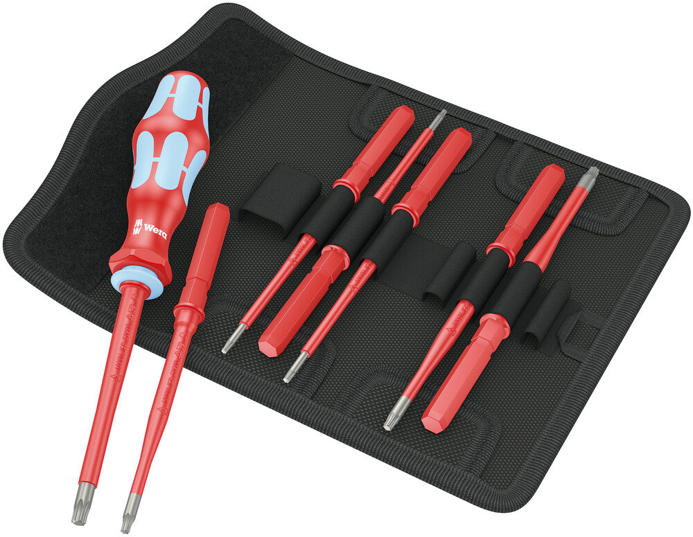 Wera Stainless Steel Interchangeable Torx Screwdriver Set 8pc 1000V VD ...