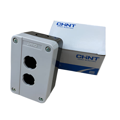 Chint NP2-B02 Double Hole Enclosure NP2 Series Pushbuttons — Scott ...