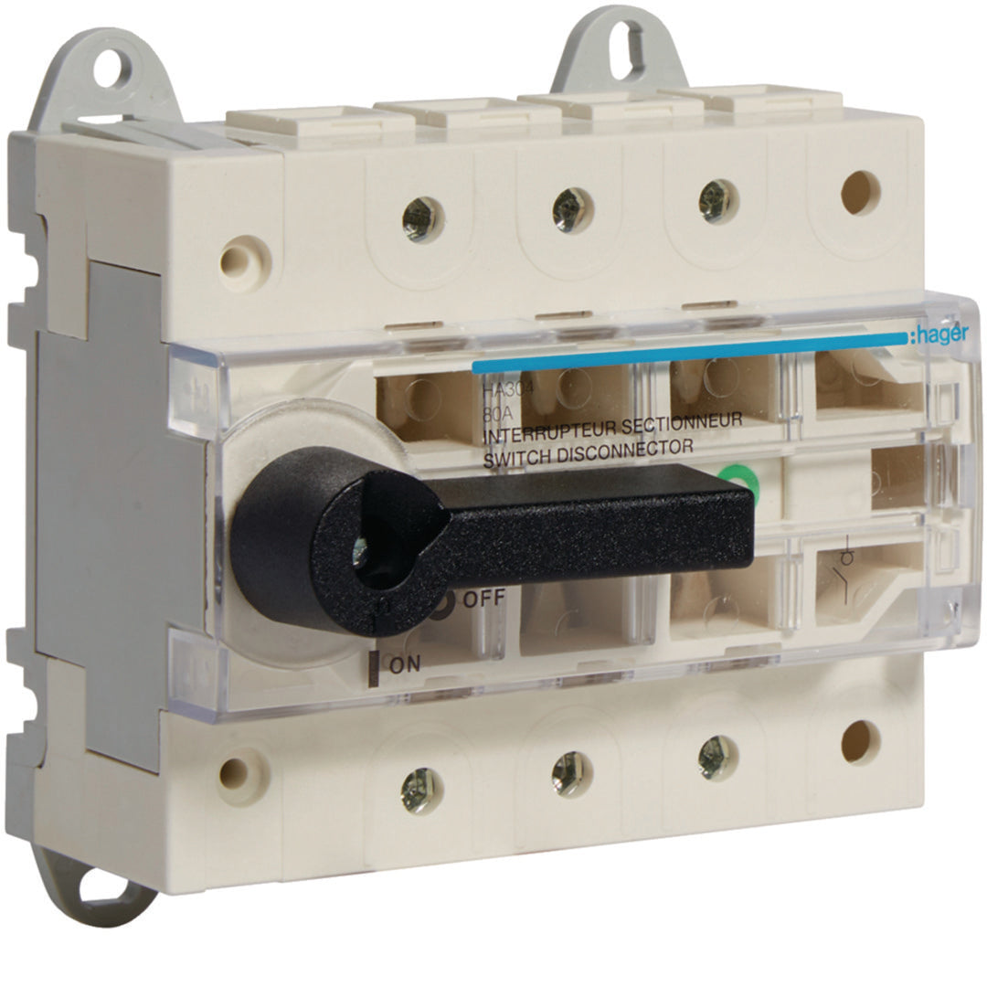 Hager Load Break Switch 3P 80A — Scott Electrical