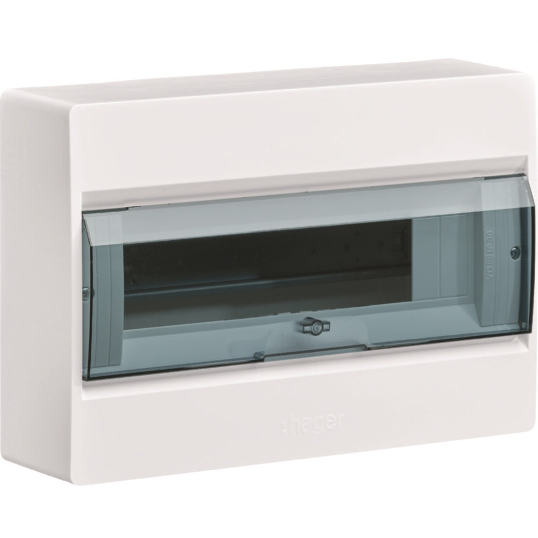 Hager 12 M Surface Mounting Enclosure — Scott Electrical