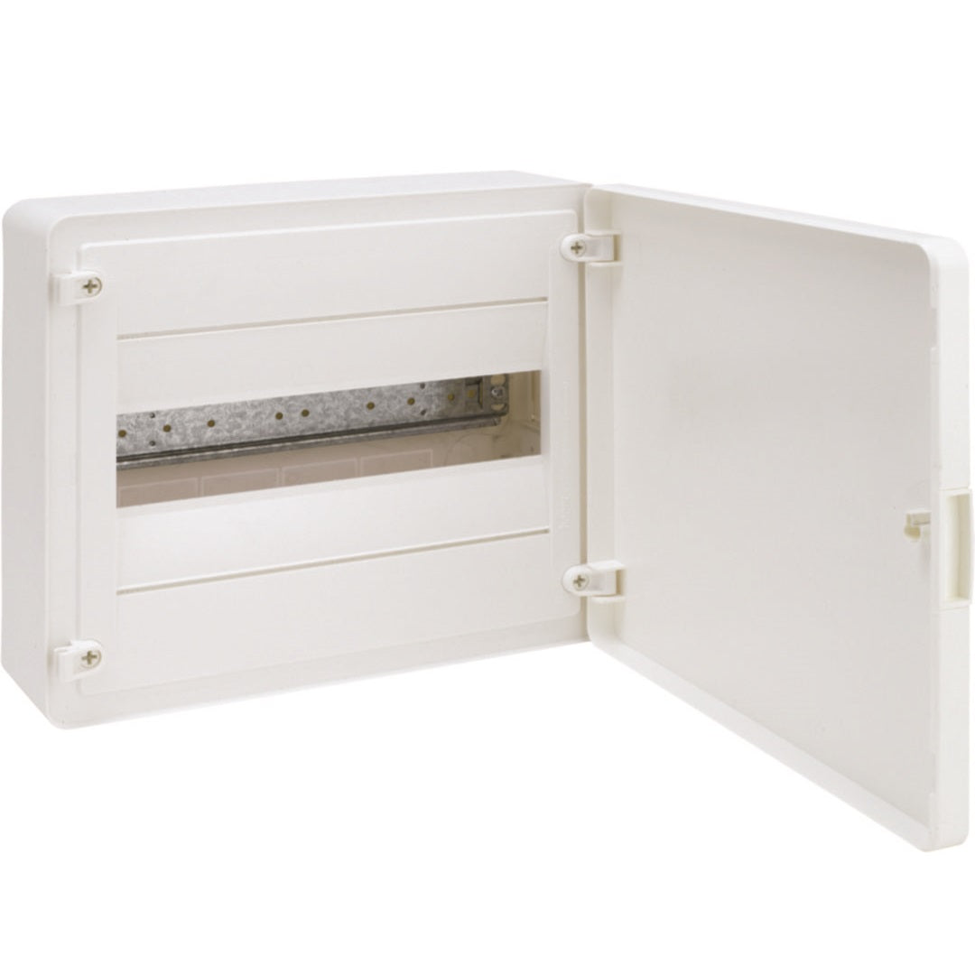 Hager Surface Enclosure 12 M Plain Door — Scott Electrical