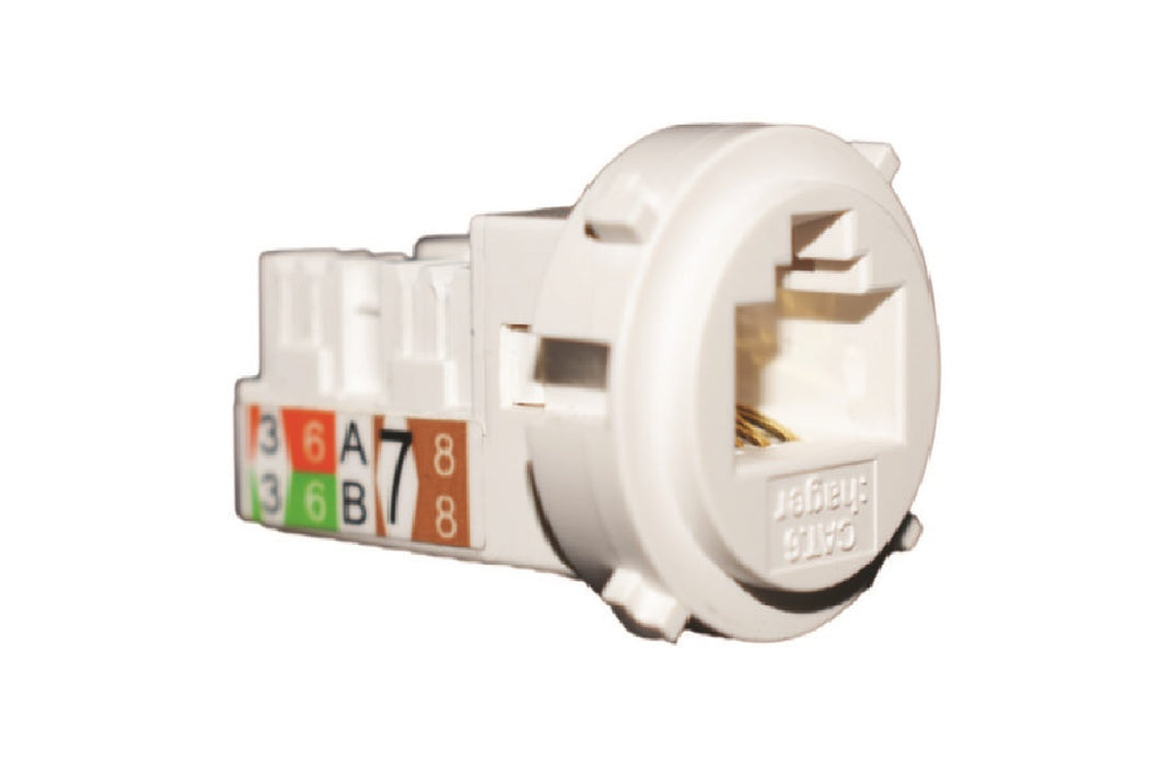 Hager Cat6 Data Mech White — Scott Electrical