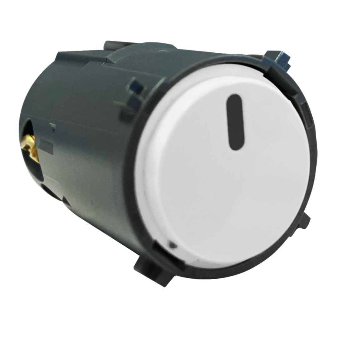Hager Mechanical 240V Push Button Matt White — Scott Electrical