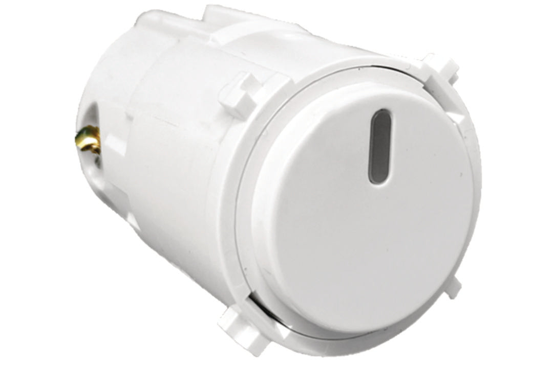 Hager Tactile 240V Push Button Matt White — Scott Electrical