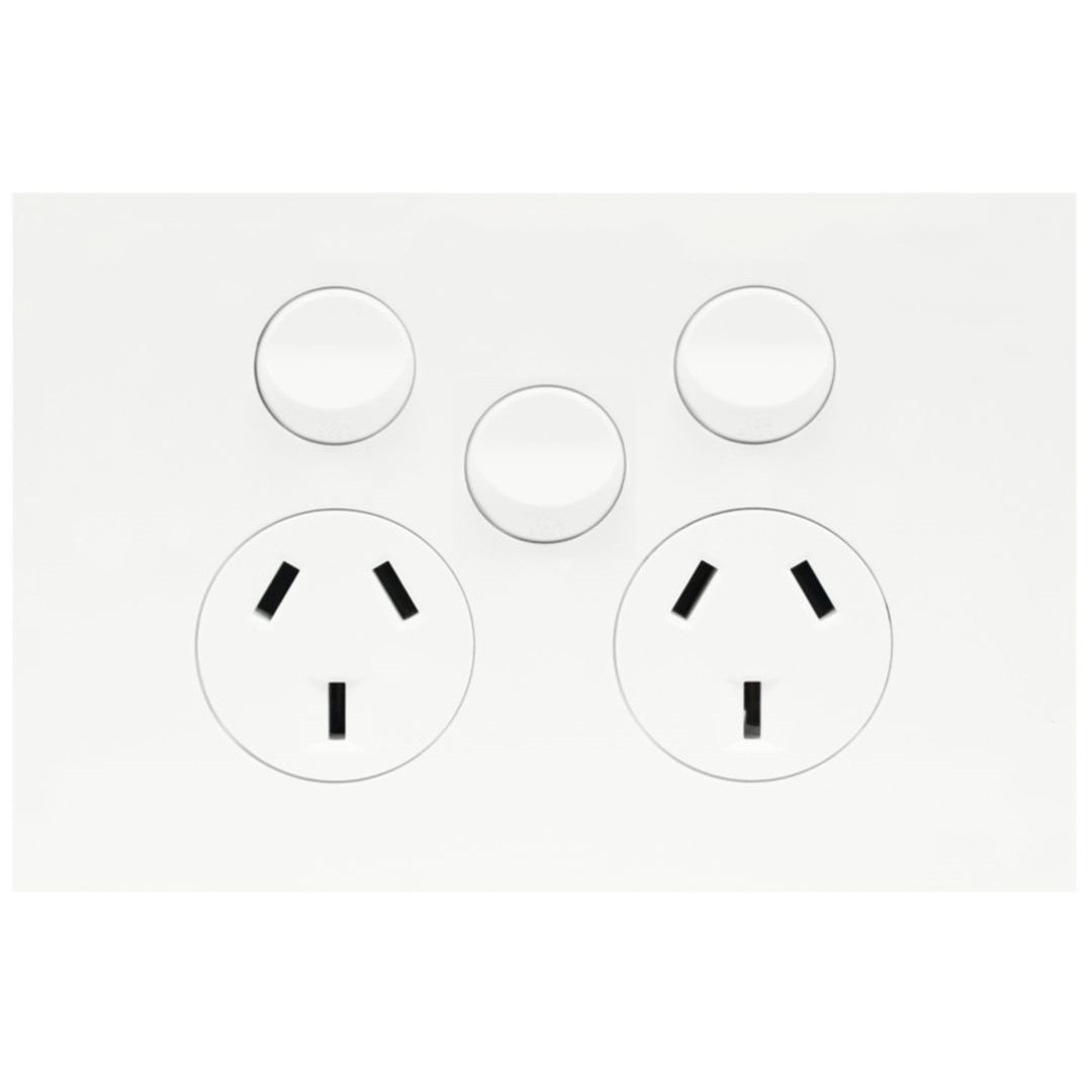 Hager Finesse DGPO 10A With Extra Switch — Scott Electrical