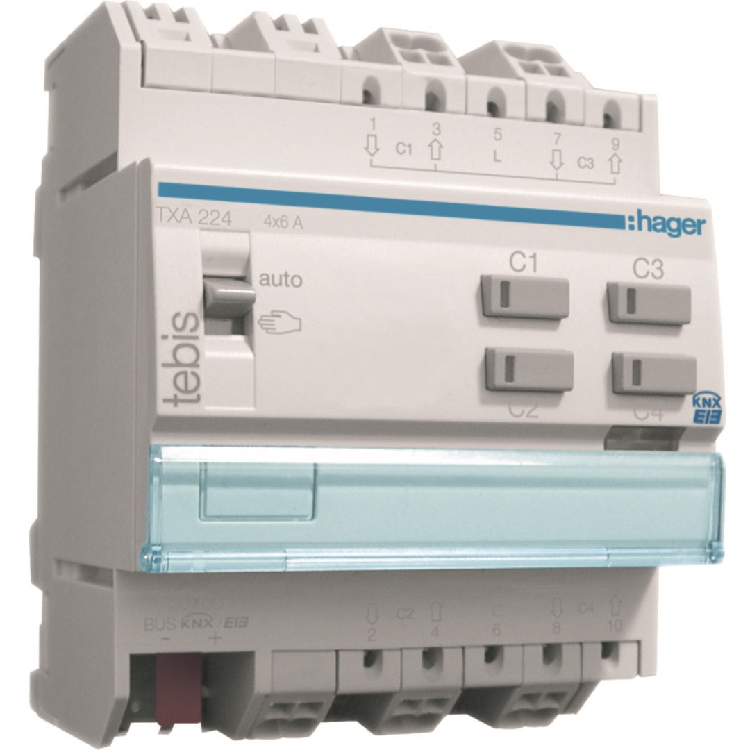 Hager Output Device For 4 Shutters/Blinds230V~ — Scott Electrical