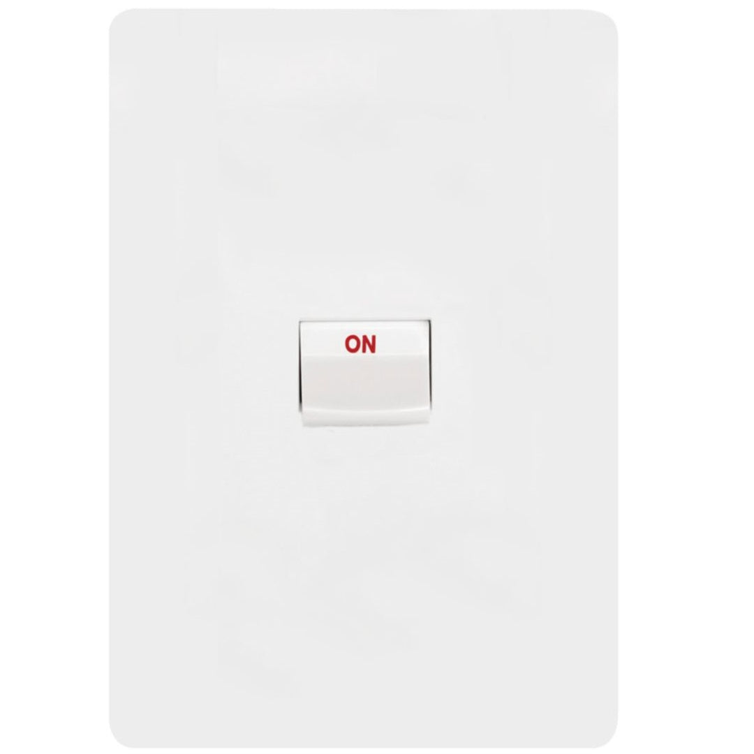 Hager Allure Cooker Switch 40A Double Pole Vertical — Scott Electrical