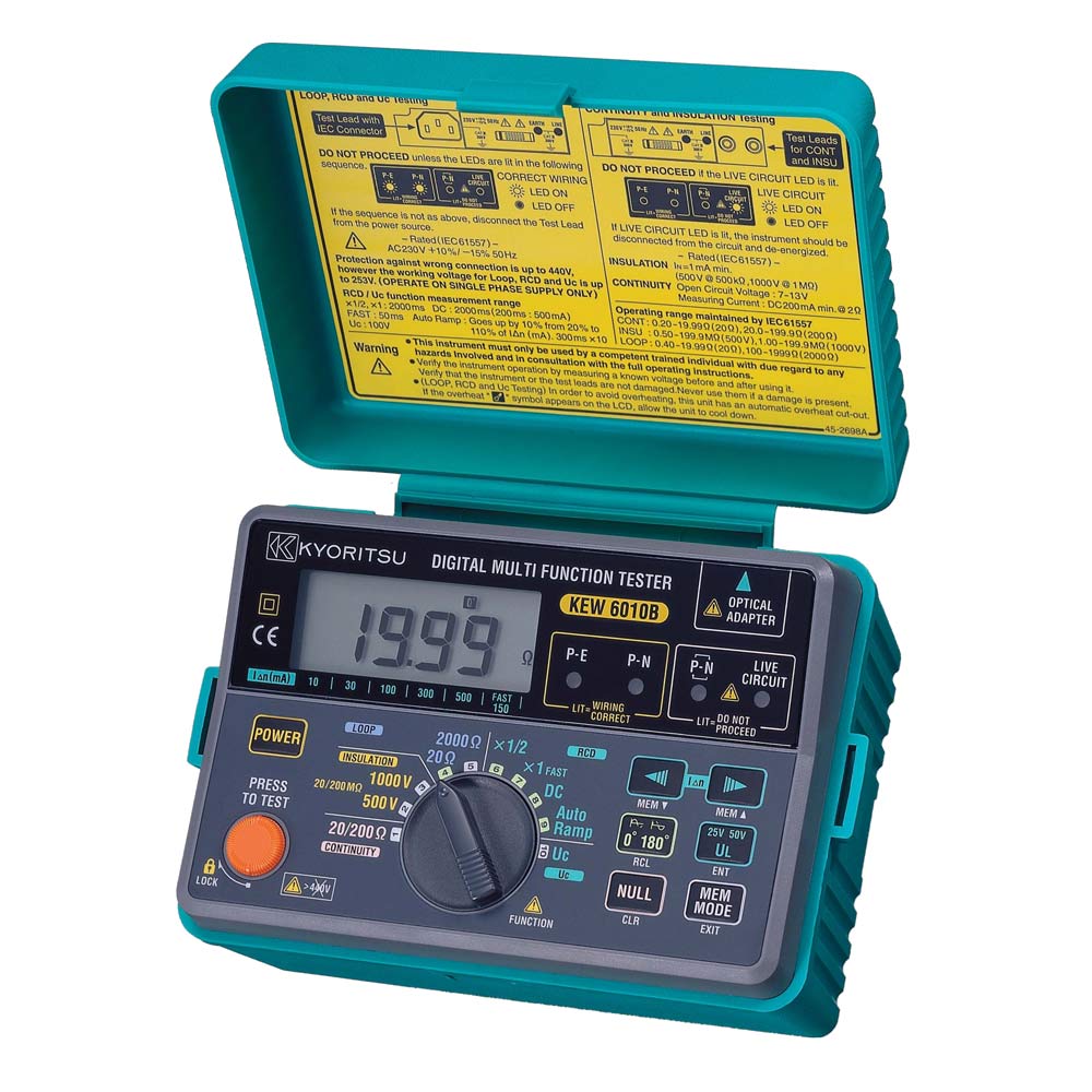 Kyoritsu Multifunction Tester - 5 In 1 (# 696010B) — Scott Electrical