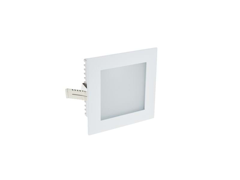 Halcyon LED RECESS SQ 1.2W DC 350mA WW FR.GL-WH — Scott Electrical