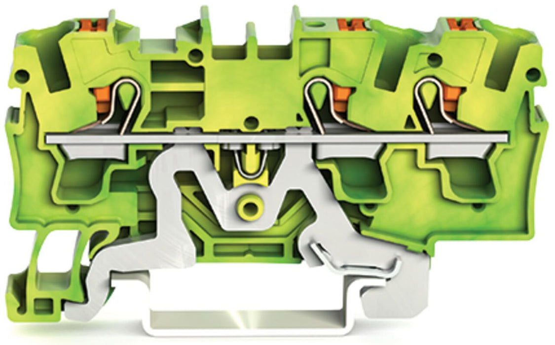 Engcomp TOPJOB S with Push-Button 4mm width 6,2 3-conductor ground ter ...