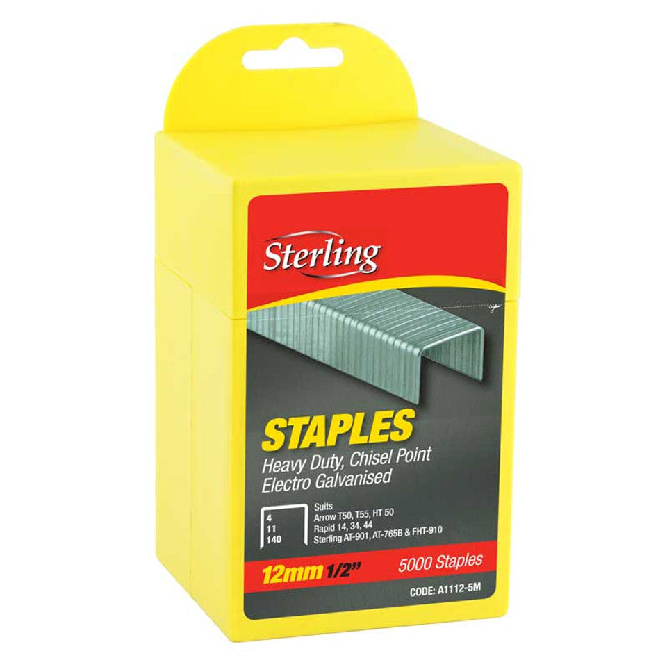 Trucut Sterling 140 Series Plastic Box Staples 12mm x 5000 — Scott ...