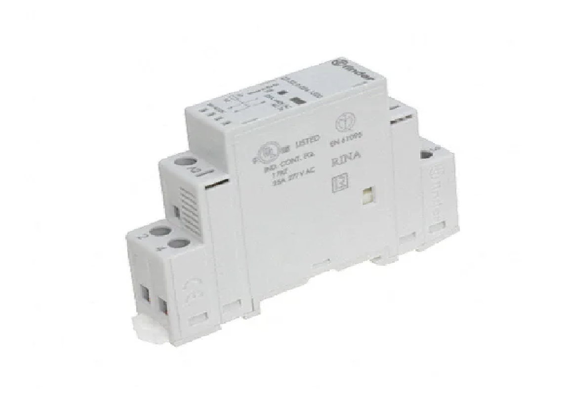 Finder CONTACTOR 25A 2 x N/O RES AC7a 24VAC/DC — Scott Electrical
