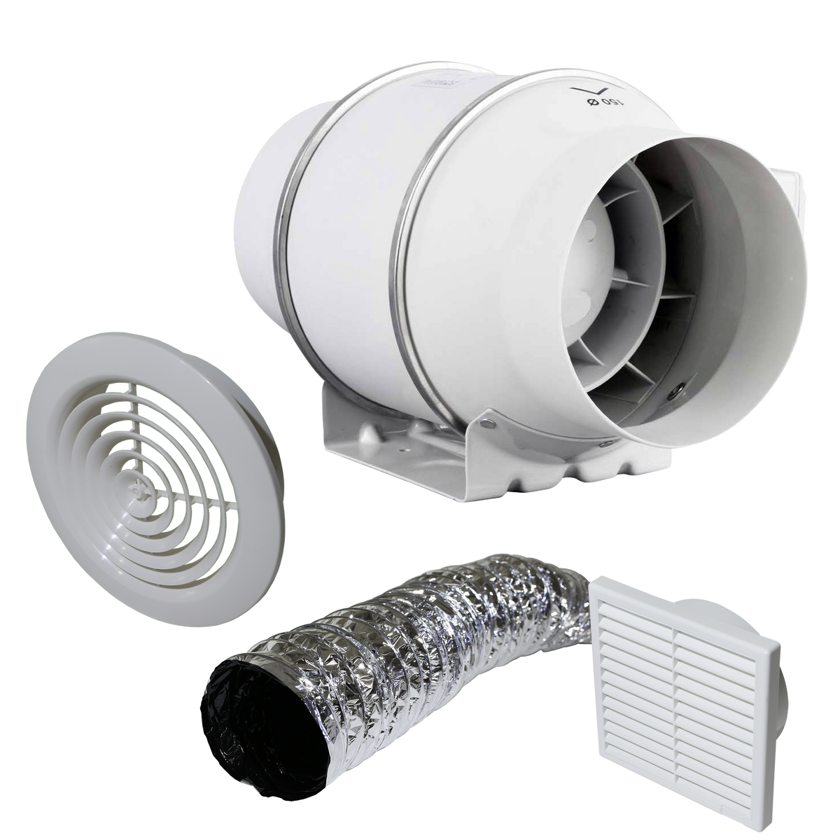 Weiss 150MM Intelli-Flow Fully Automatic series Extraction Fan — Scott ...