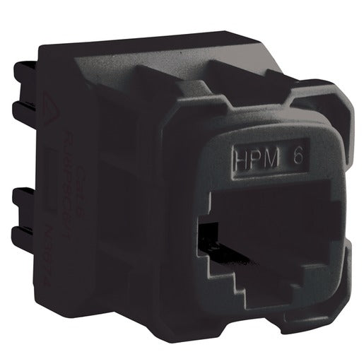 Legrand HPM COMM SOCKET CAT6 RJ45 BLACK — Scott Electrical