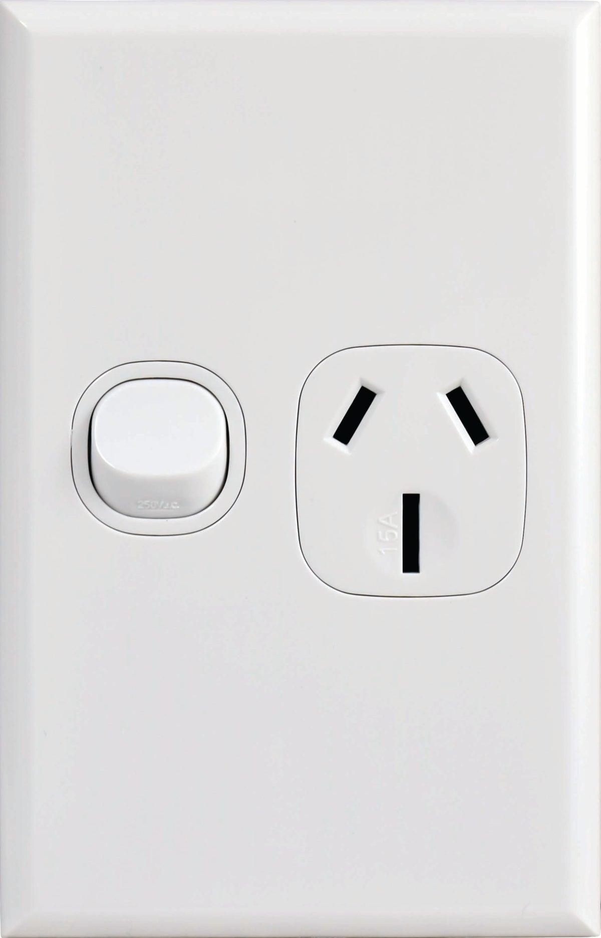 Vynco Home Powerpoint 15AMP Vert Single — Scott Electrical