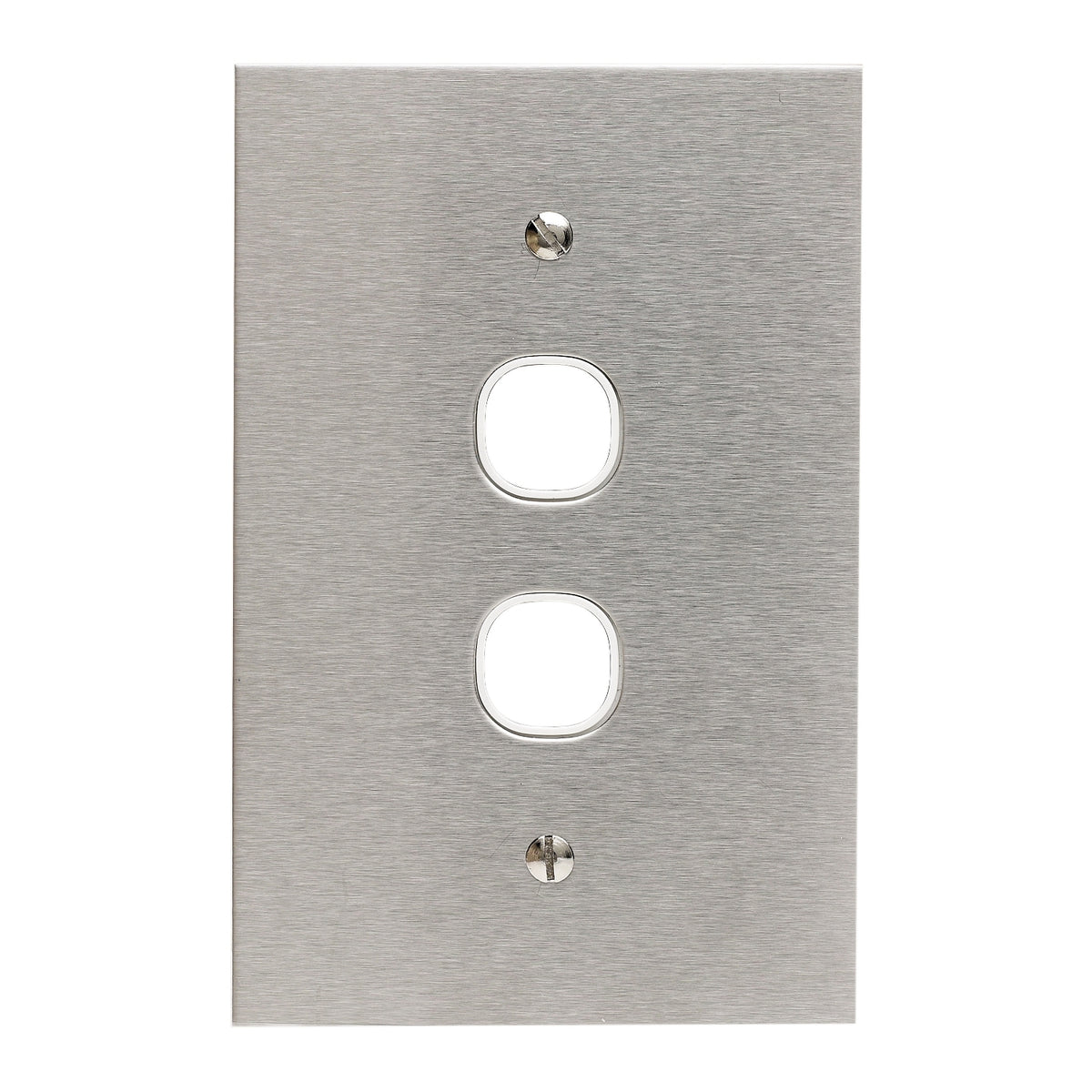 Clipsal PLATE BSL & GRID 2 GNG STD PTN BSL32VH-BK — Scott Electrical