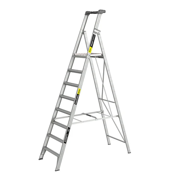 Easy Access 2.4M OX 8 Step Platform Ladder — Scott Electrical
