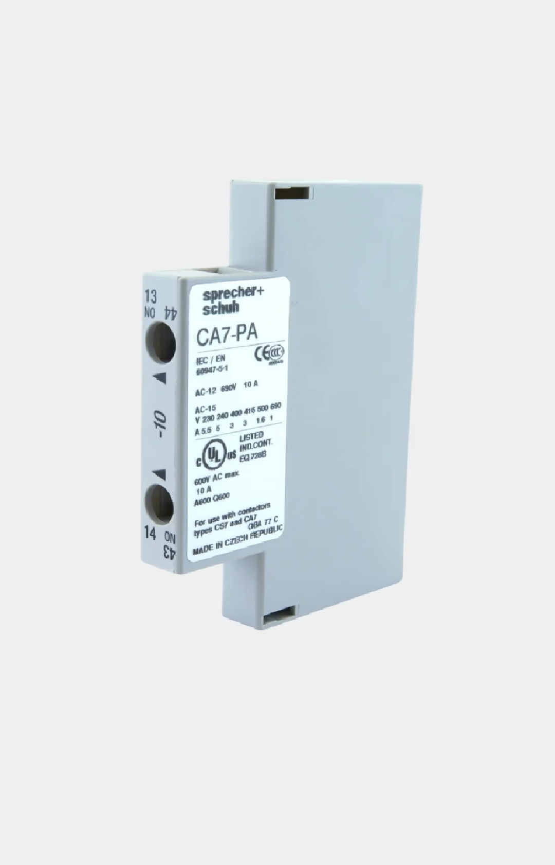 Sprecher & Schuh Aux block 1N/O side CA7 — Scott Electrical