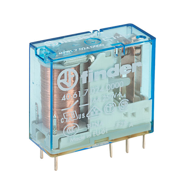Finder Relay slimline 16A 24V DC SPDT — Scott Electrical