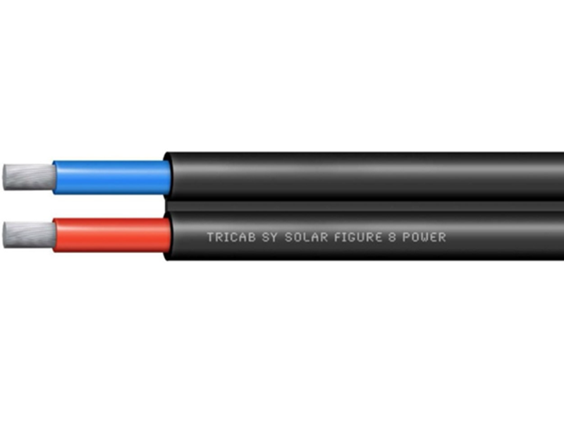 Tricab 2x6mm2 Black PV1-F Solar CAble Fig8 PV Cable 0.9/1.5kV DC AS ...