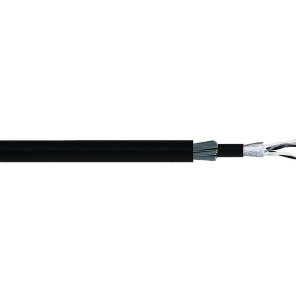 Firstflex 4 PAIR x 1.5mm SPVC SWA OVERALL FOIL SCREEN BLACK Cable ...