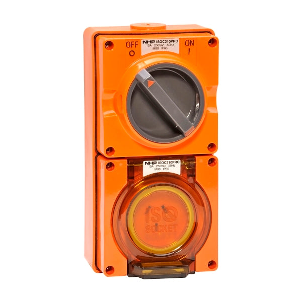 Iso Socket outlet 1PH 10A 250VAC — Scott Electrical