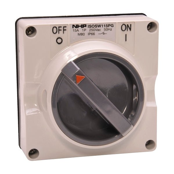 Iso Switch 1P 15A 250V — Scott Electrical