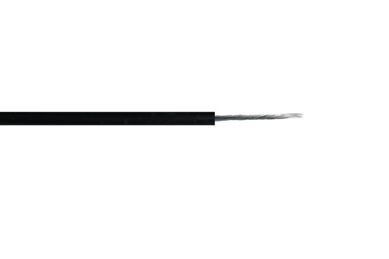 Firstflex 1.0mm appliance wire tin black — Scott Electrical