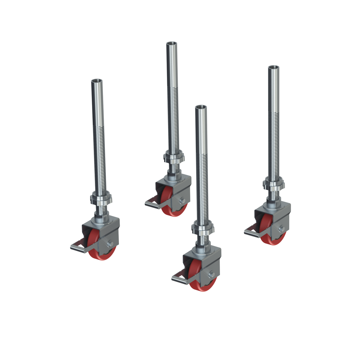 Staffy Jack Castor (heavy duty, extendable wheel, 400mm adjustment ...