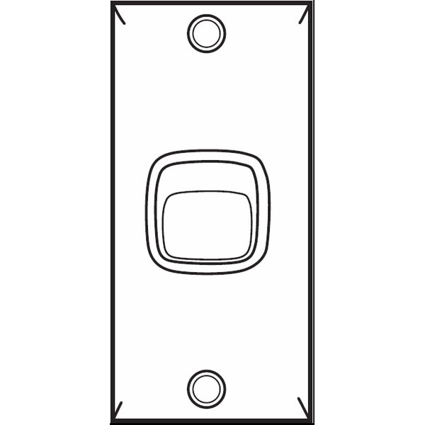 Legrand HPM Single gang 10A arch White — Scott Electrical
